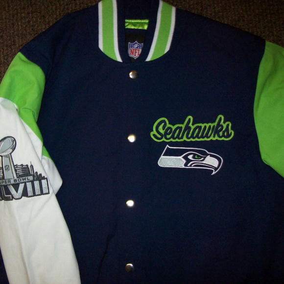 Nfl Apparel | Jackets & Coats | Seattle Seahawks Super Bowl Xlviii ...